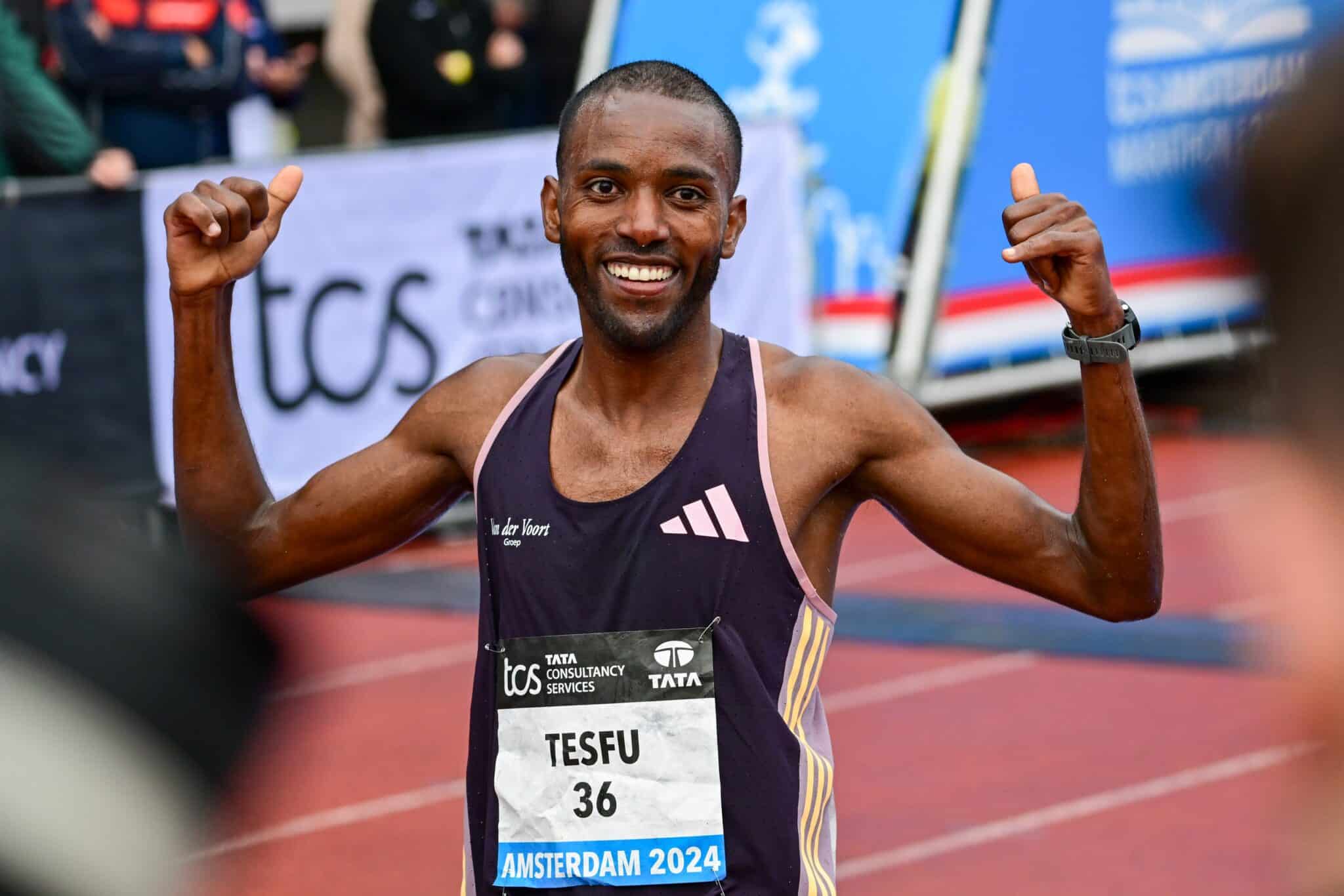 Filmon Tesfu zei zijn baan als lasser vaarwel en jaagt op WK-limiet bij ...